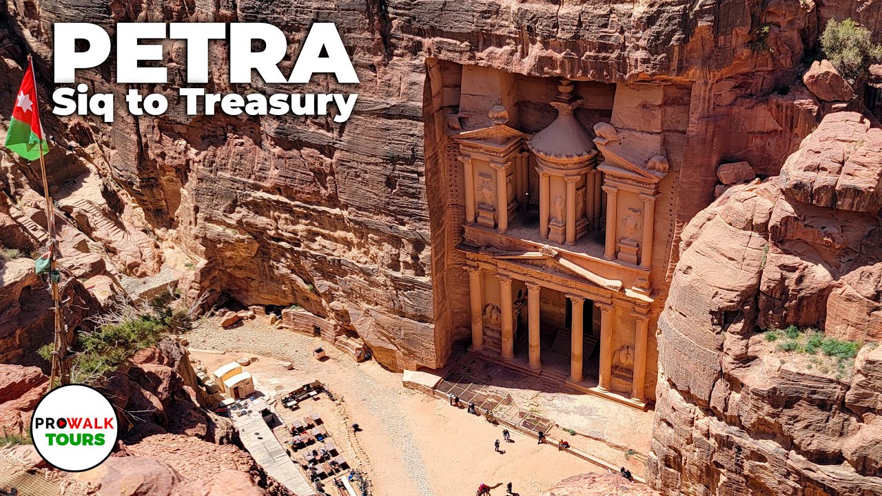 Petra - Walking the Siq to the Treasury - 4K with Captions - March 2022 ...