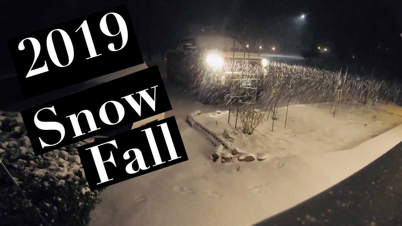 FIRST SNOWFALL OF 2019 (NEW ENGLAND CONNECTICUT) - YouTube