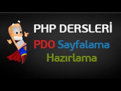 Php Dersleri 102 - Php PDO ile Gelişmiş Sayfalama Yapımı