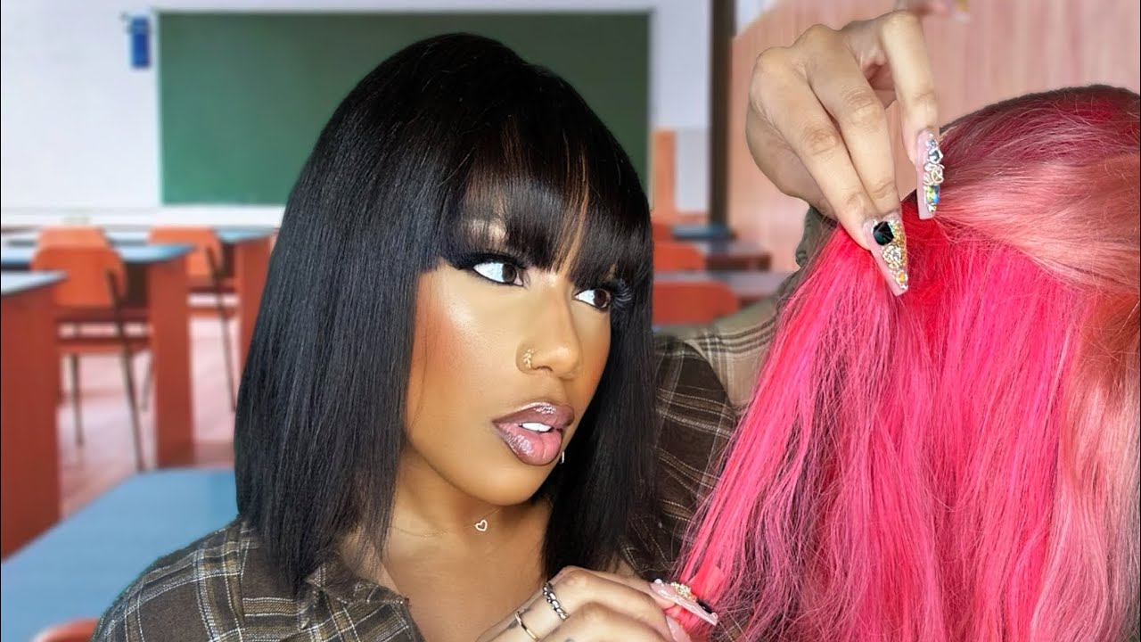 ASMR | Girl in The Back of Class Plays With Your Hair (Roleplay) - YouTube