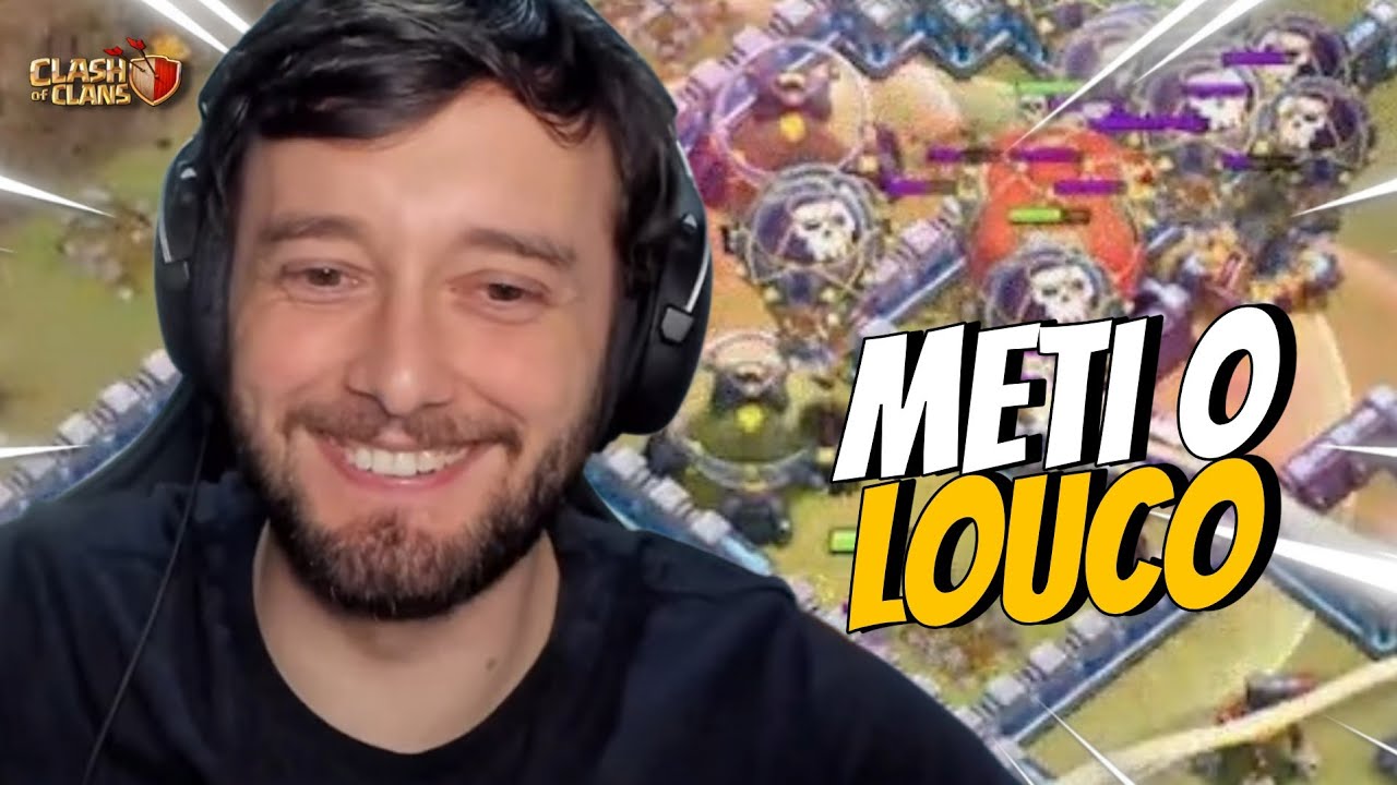 ATACANDO NA GUERRA SEM VER AS VILAS NO CLASH OF CLANS ! - YouTube
