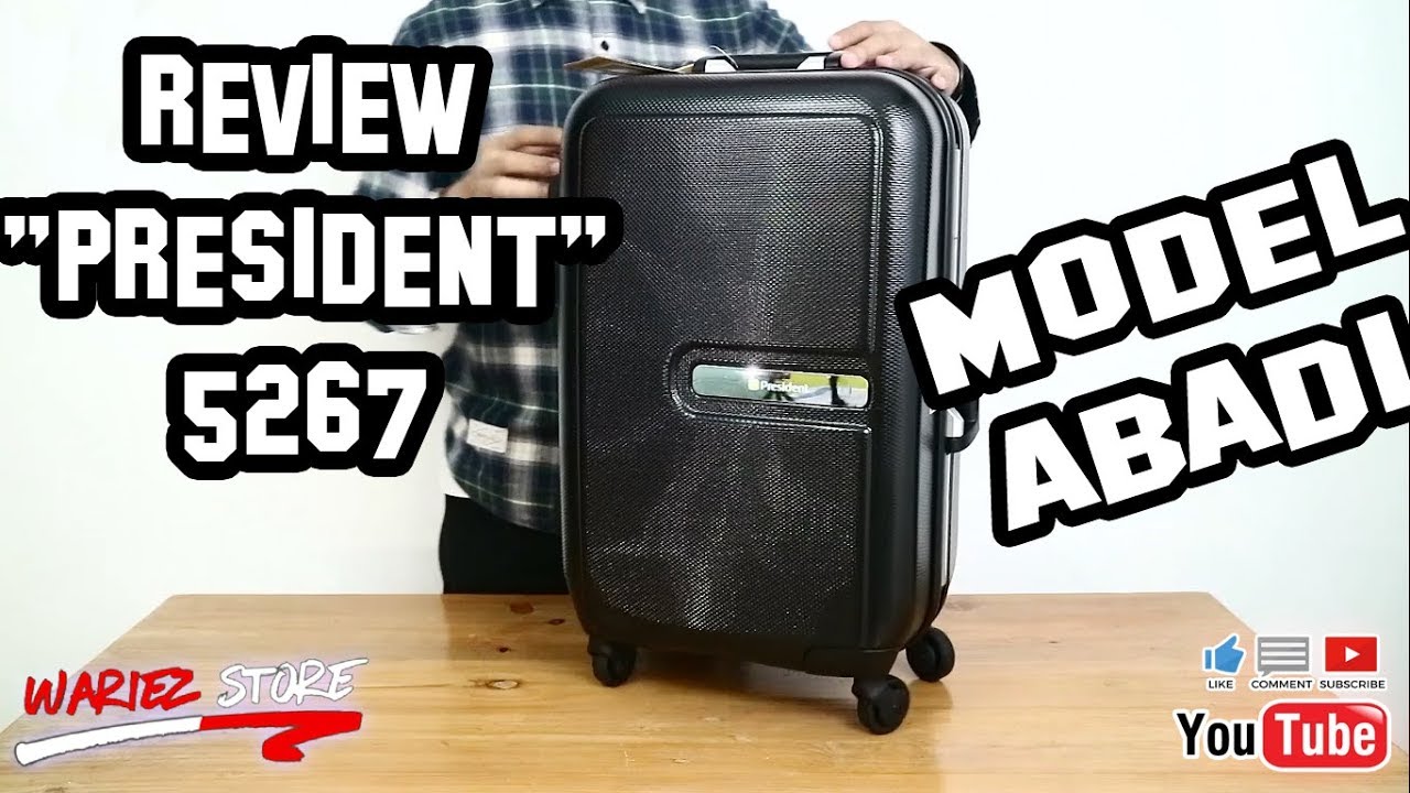 Review singkat koper president 5267 20 inch - YouTube