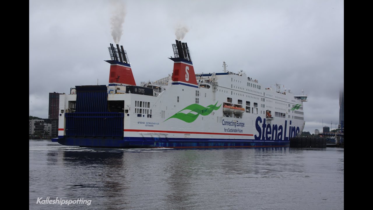 Stena scandinavica arriving goteborg (TIMELAPSE) - YouTube