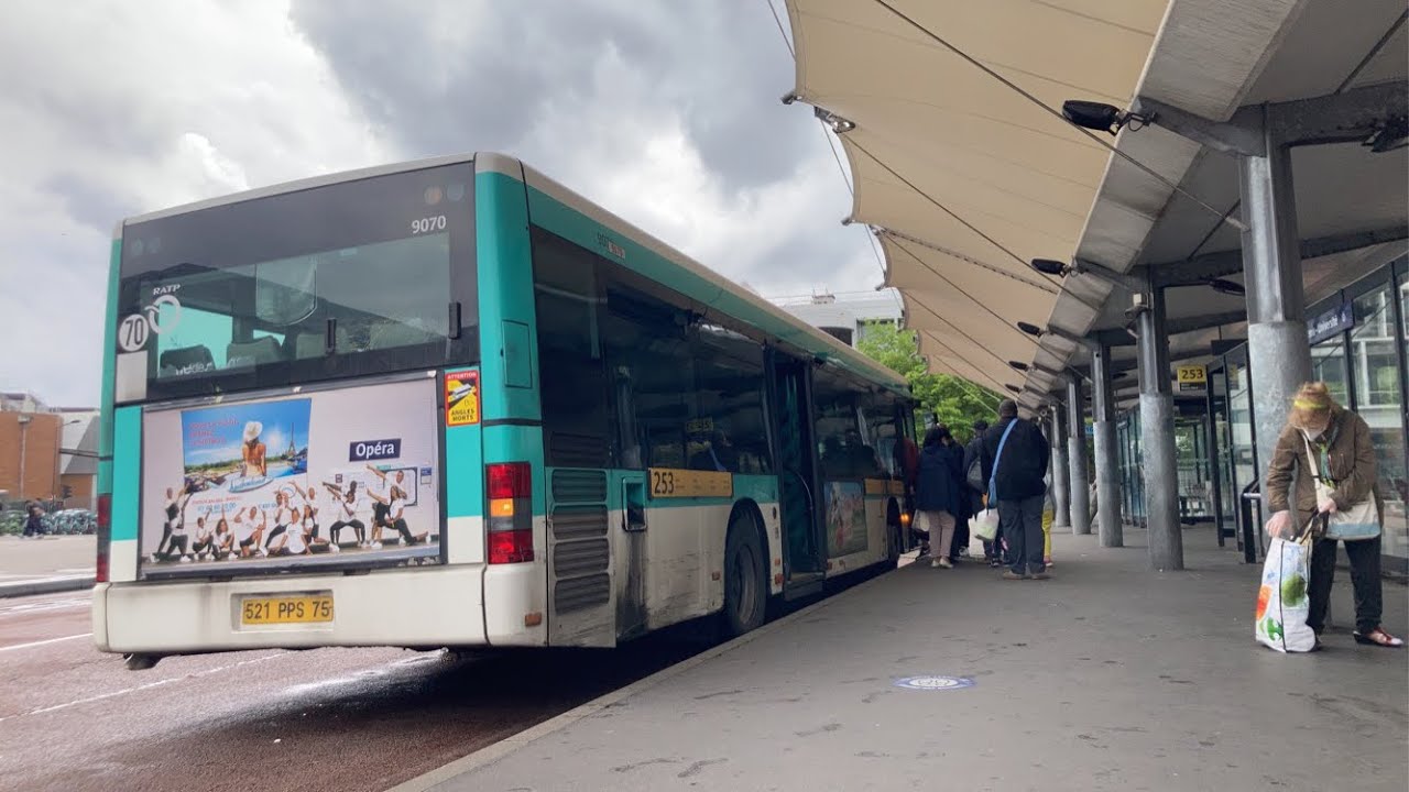 Ligne 253 — MAN NL 223 RATP BUS | 9070 KICKDOWN !!! - YouTube