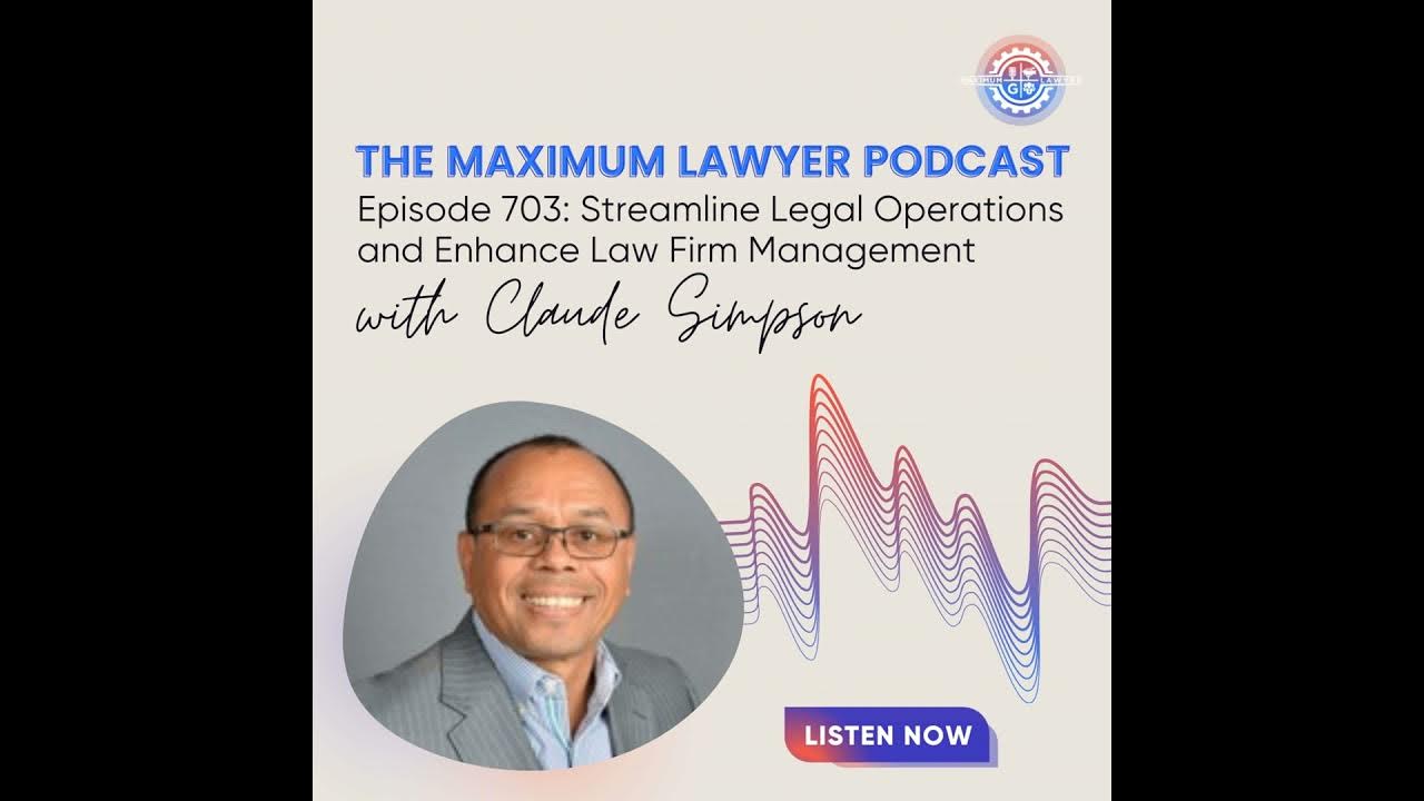 Streamline Legal Operations and Enhance Law Firm Management - YouTube