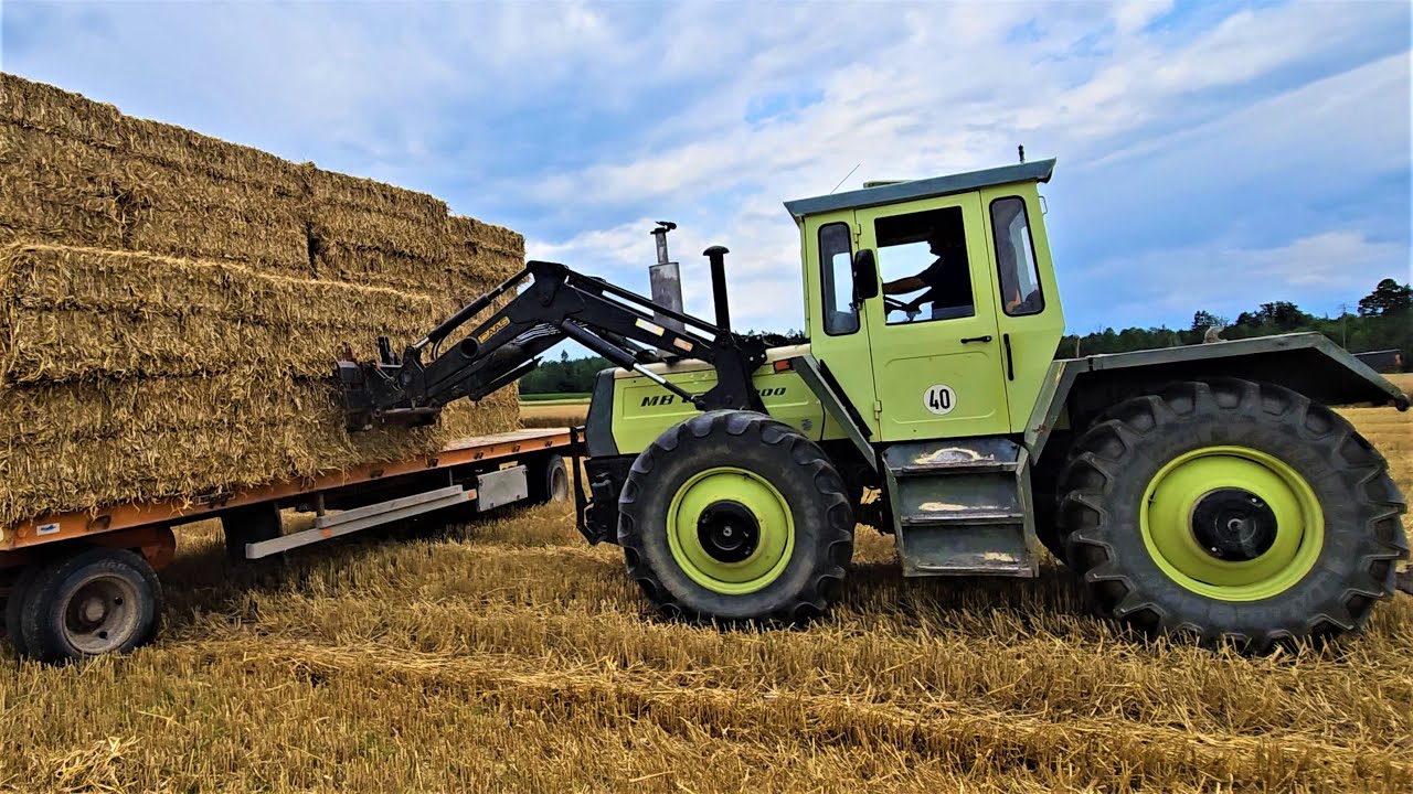 MB Trac 1300 & UNIMOG U1600 & JCB Turbo 185 mit Krone BiGPACK bei ...