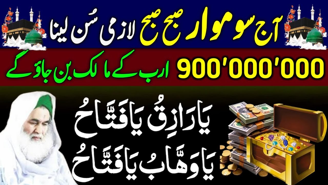 🔴LIVE Morning Zikir For Money | 4 Quls | Ayat ul Qursi | Rizq Ka Wazifa ...
