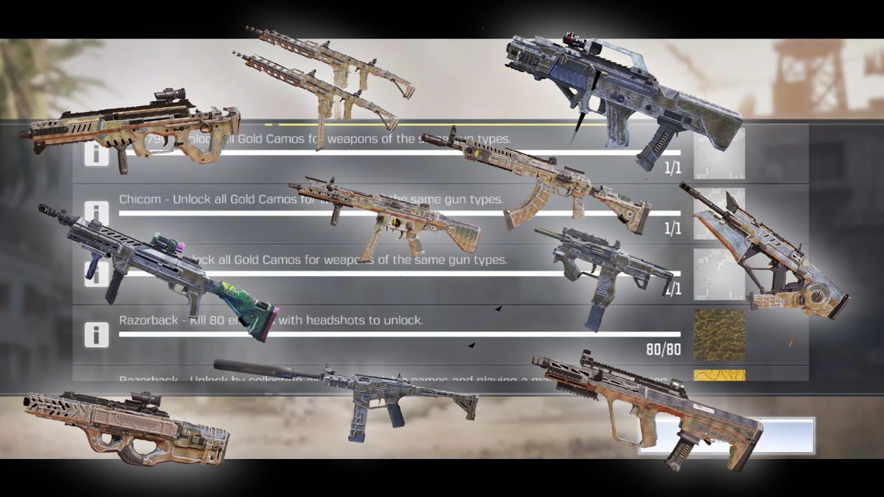 Unlocking Platinum Camo on all my Smgs!! |Cod Mobile| - YouTube