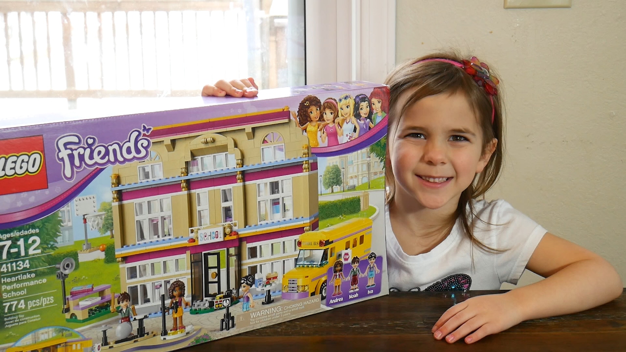 LEGO Friends Heartlake Performance School Build and Review - YouTube