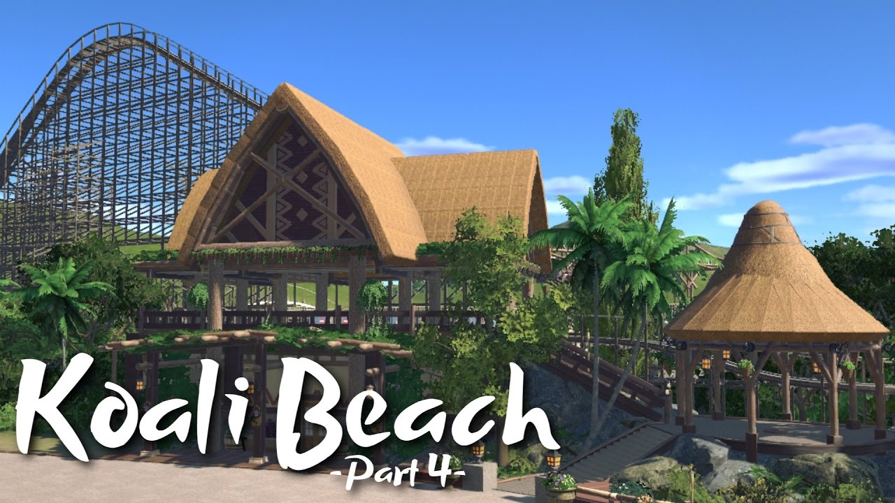 Planet Coaster - Koali Beach (Part 4) - Wooden Coaster & Tropical ...