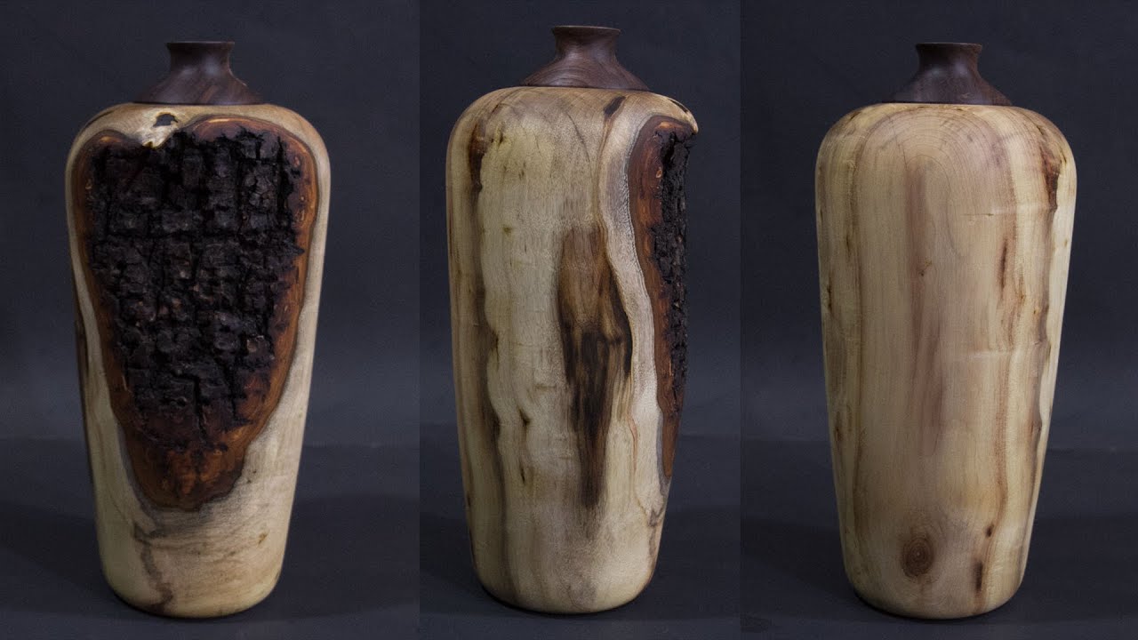 Woodturning Elm Vase | Carl Jacobson - YouTube