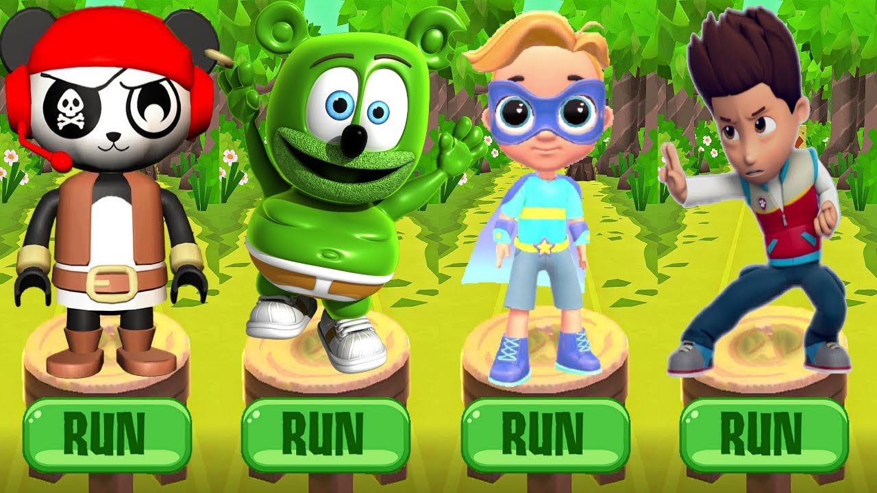 Tag with Combo Panda vs Love Diana Pet Dash Roma vs Gummy Bear Runner ...