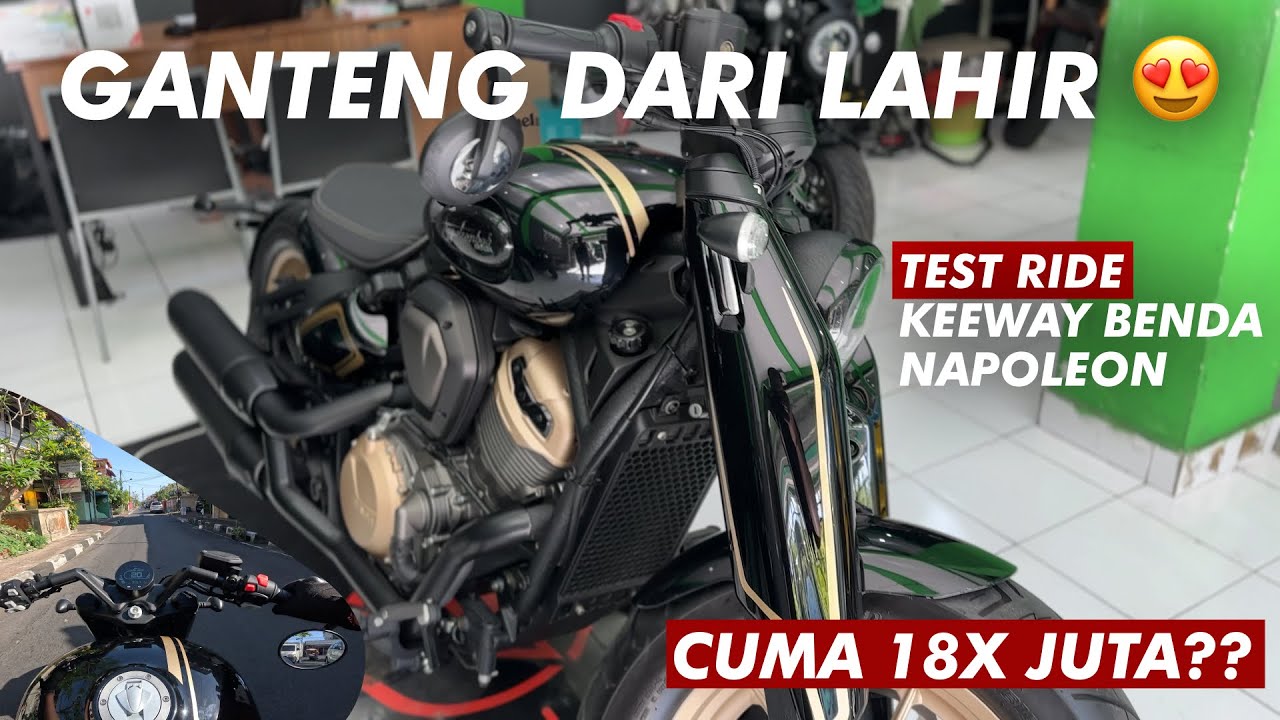 Test Ride Keeway Benda Napoleon 500 - 475CC V-Twin [4K] - YouTube