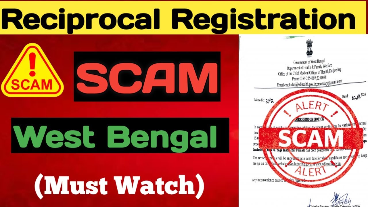 Wbnc Reciprocal Registration Scam //Reciprocal registration scam in wb ...
