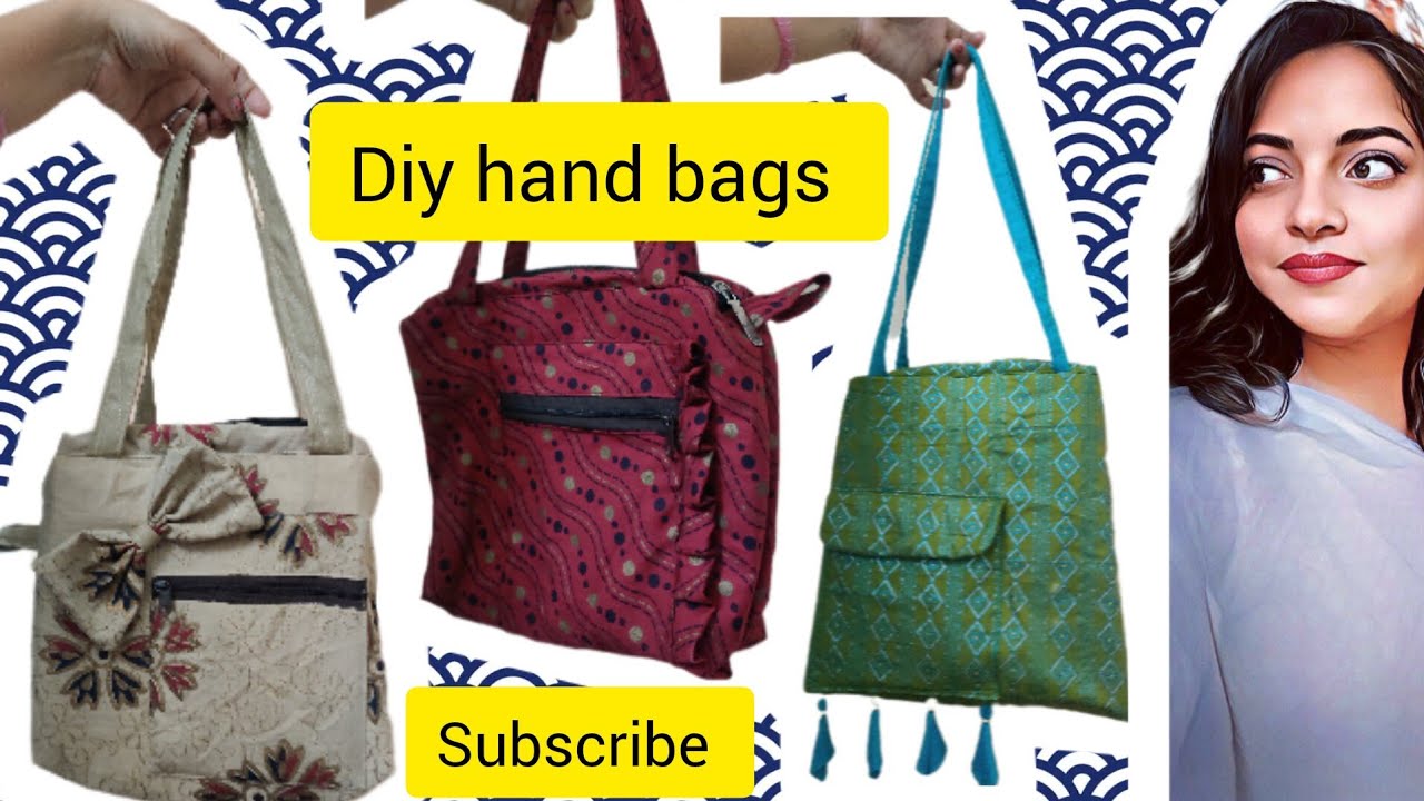 Diy hand bag from scratch😀 #diy #scratch #handbag #musiclover - YouTube