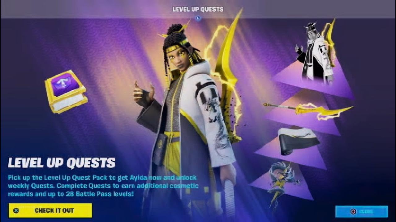 Fortnite Ayida Level Up Pack Review - YouTube