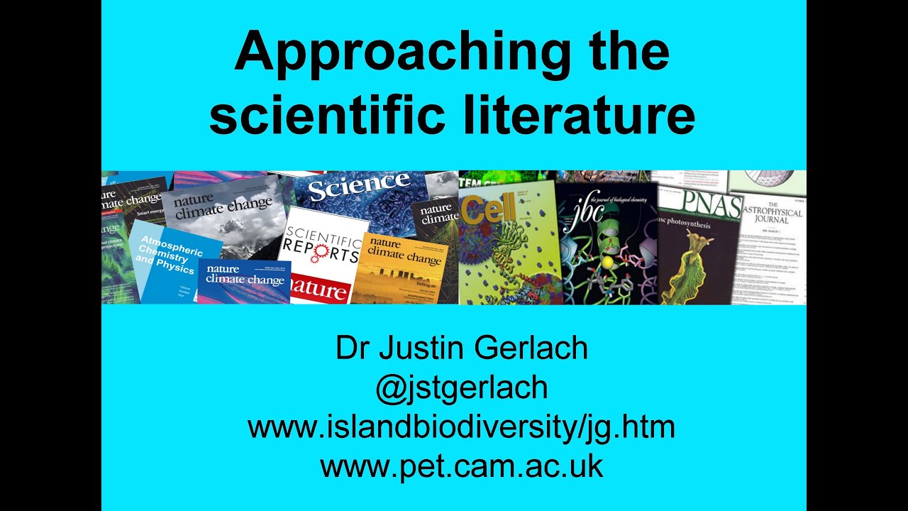 Approaching science at University: 1 - Approaching the scientific ...