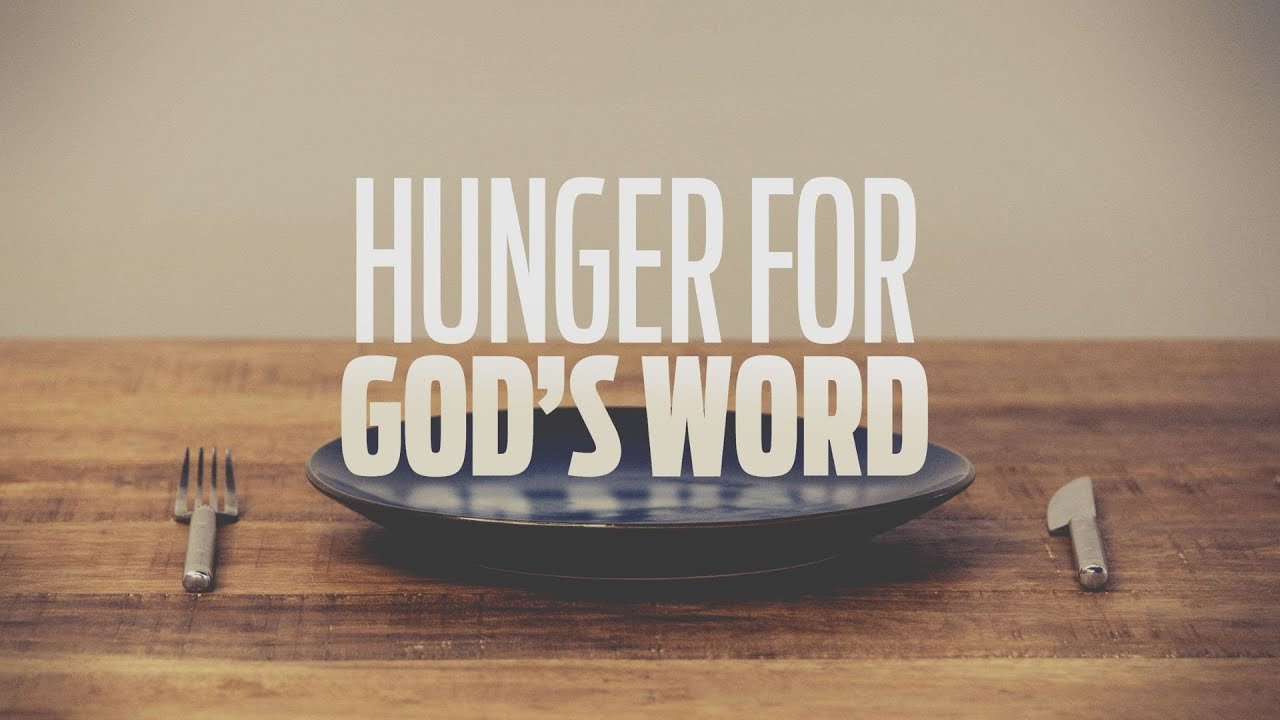 Hunger for God's Word - 1 Peter 2:1-3 - YouTube