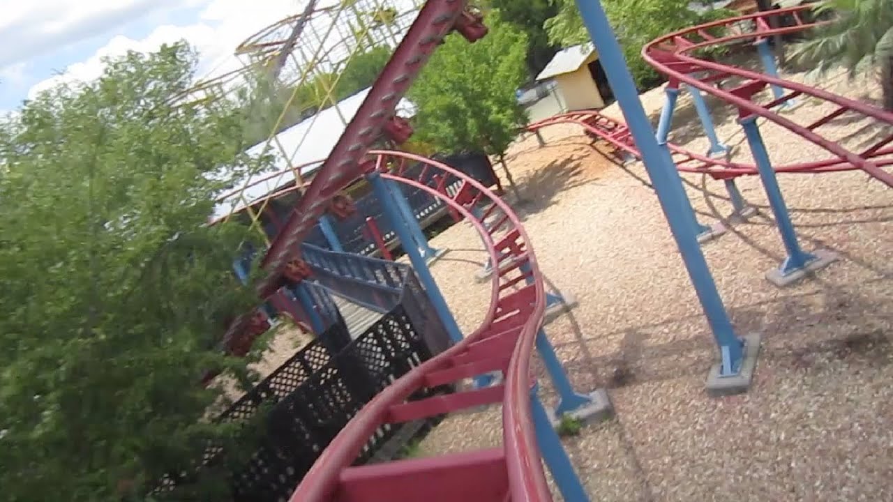 Ant Farm Express front seat on-ride HD POV Wild Adventures - YouTube