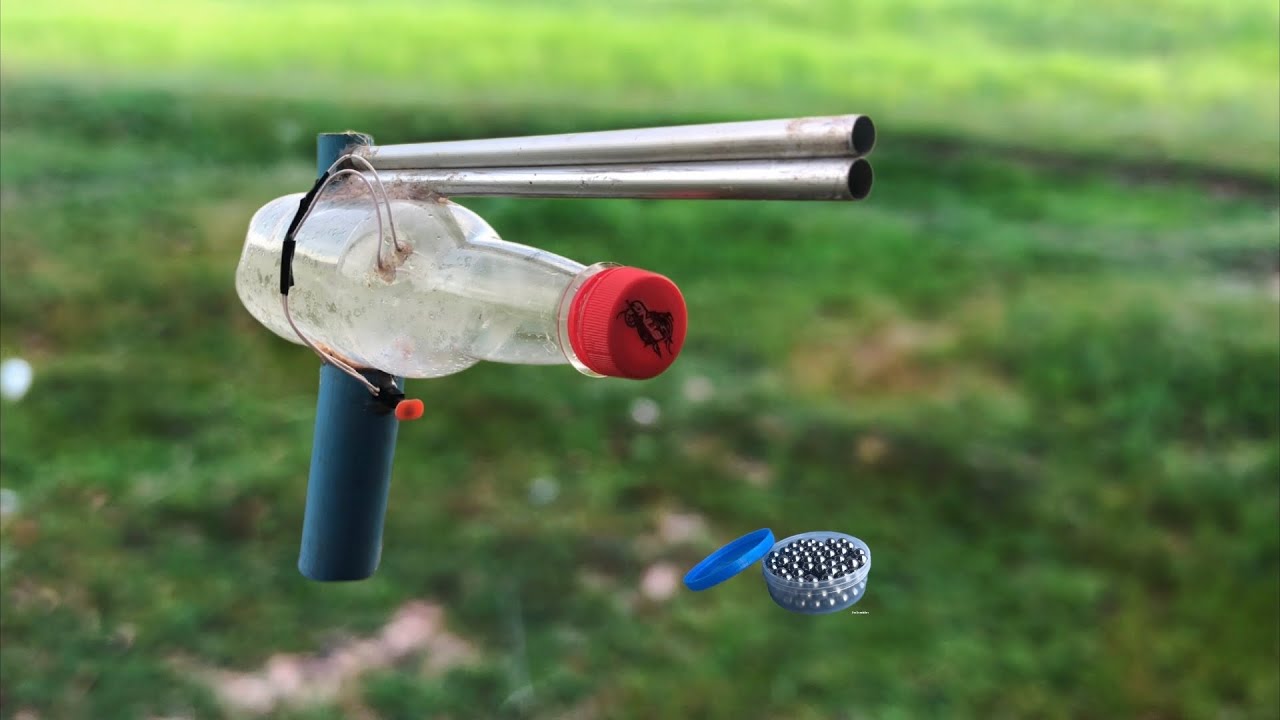 Creative & DIY How To Make Mini Easy Strange Alcohol Guns Two Range ...