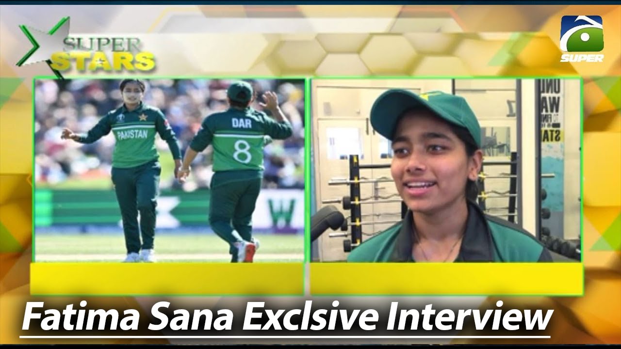 Super Stars - Pakistani woman cricketer Fatima Sana Exclusive Interview ...