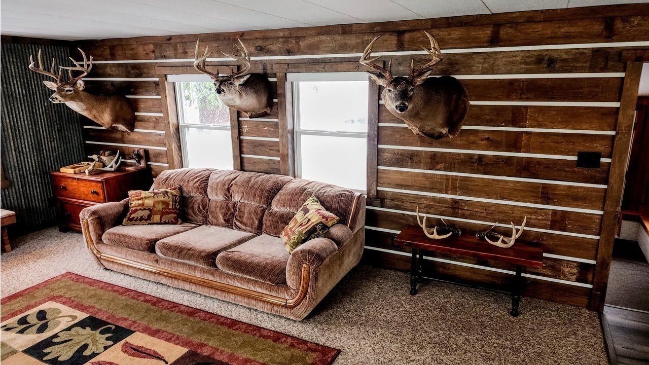 Vintage Log Cabin Theme - Repurposed Barn Boards & Corrugated Tin ...