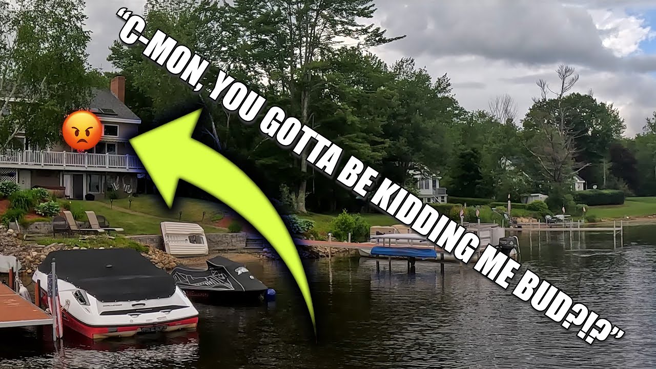 Yelled At For FISHING - Angry Homeowner Yells At Me For Fishing Their ...
