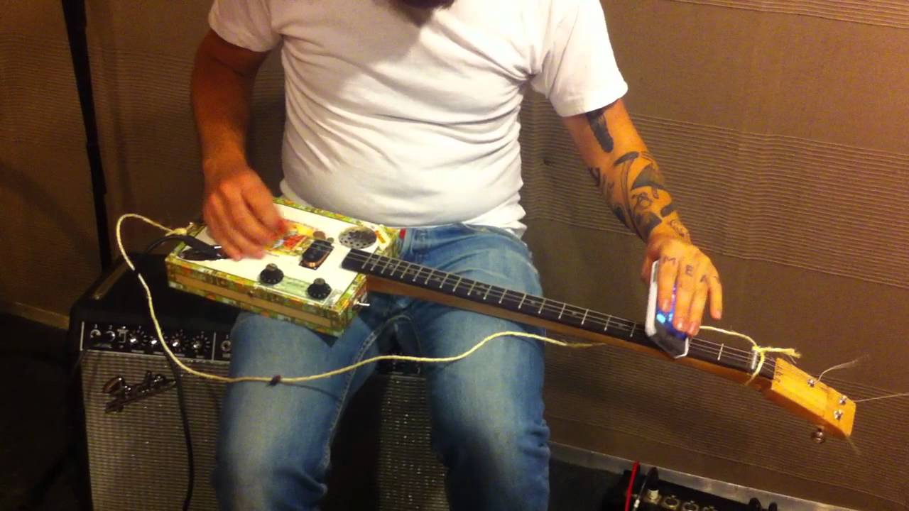 Cigar box gutar - mcbess - part 2 - YouTube