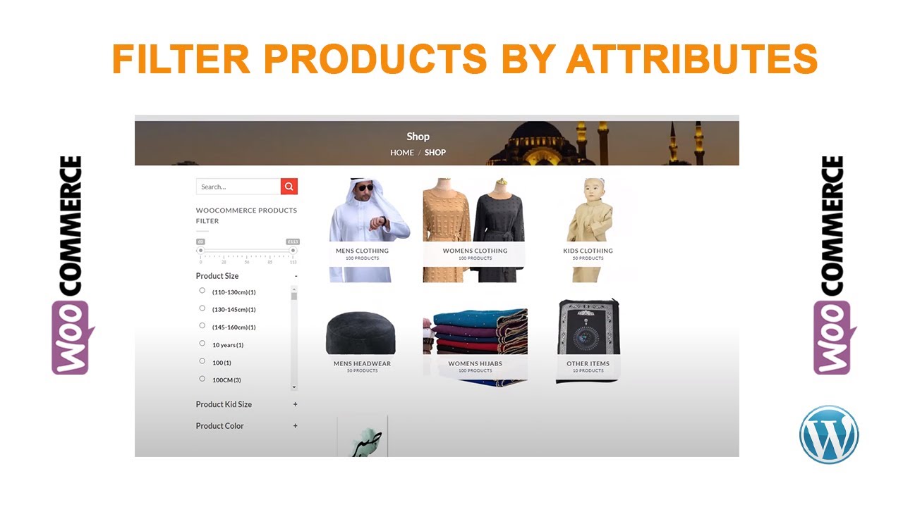 How to Search and Filter Products by Attribute in WooCommerce 2021 in ...