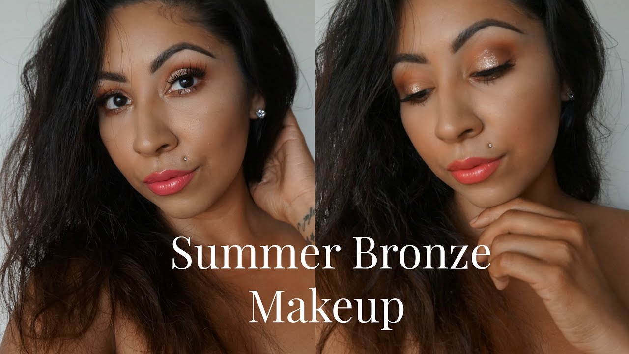 Summer Bronze Makeup | Makeup By Grace Avila - YouTube