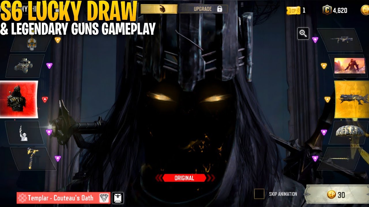 SEASON 6 ALL LUCKY DRAW WITH IT'S ORIGINAL BACKGROUND | LEGENDARY GUNS ...