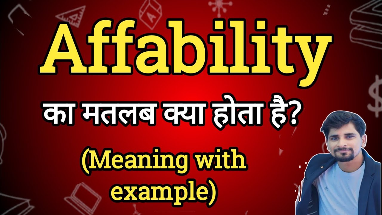 Affability Meaning in Hindi | Affability Ka Matlab kya Hota hai ...