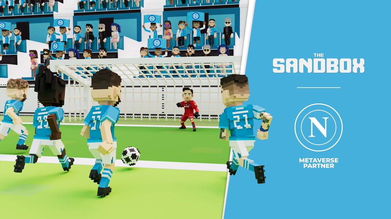 SSC Napoli Launches in The Sandbox - YouTube