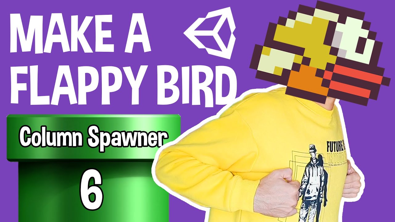 How to Make a Flappy Bird in Unity 2020 - 6.Column Spawner - YouTube