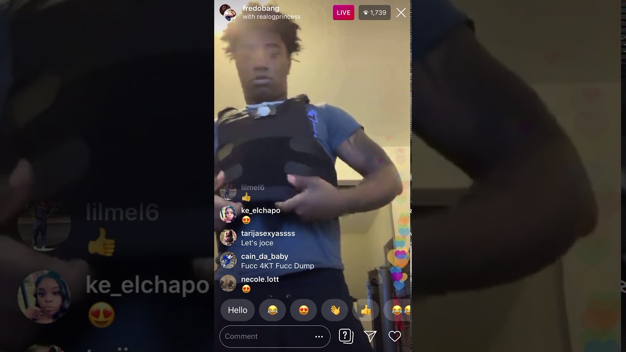 FREDO BANG’S GMONEY CHAIN AND NEW MUSIC LIVE IG⚠️ - YouTube