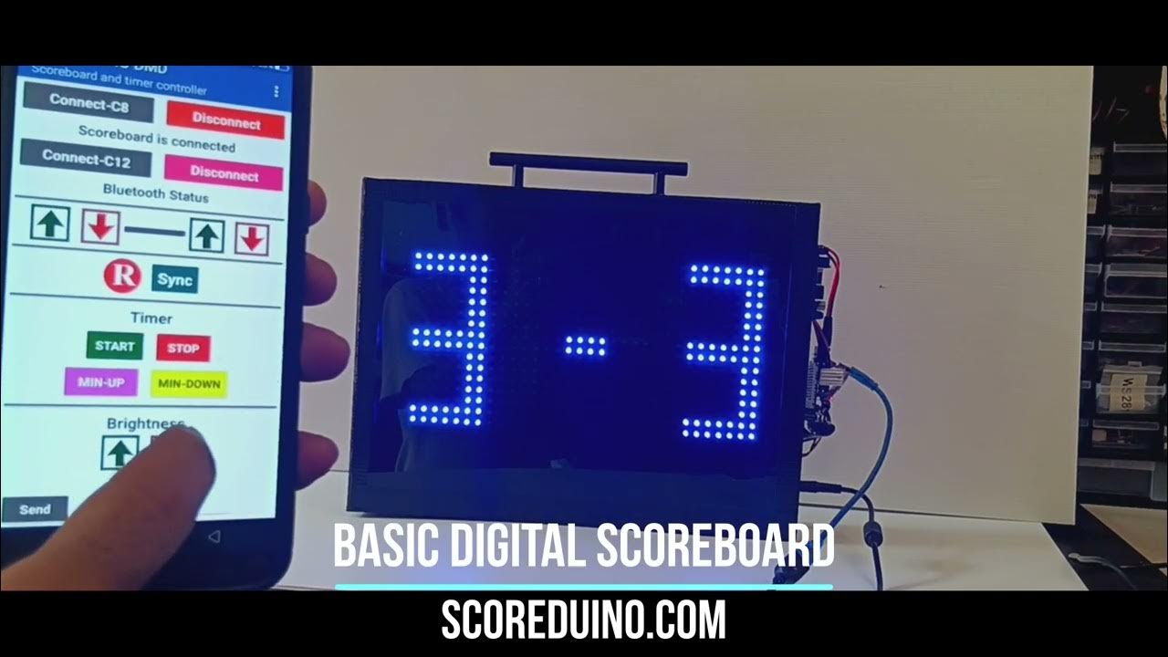 Elevate Your Indoor Experience with the Arduino Scoreboard using SCOREDUINO-DMD - YouTube