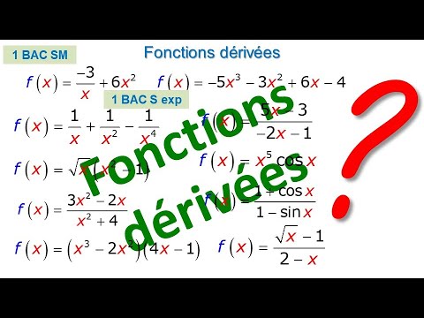 Les fonctions dérivées 1 Bac - YouTube
