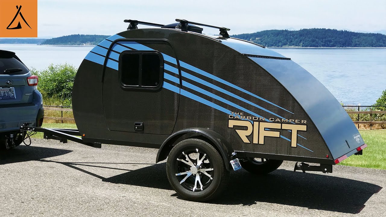 Rift Carbon Campers - All Carbon Fiber Teardrop - YouTube