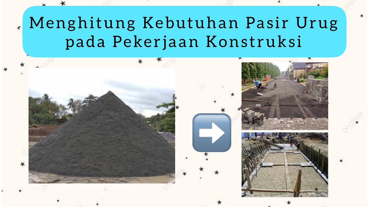 Estimator #21 - Menghitung Kebutuhan Pasir Urug Pada Pekerjaan ...