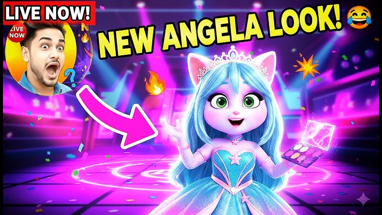Wow 😱 My Talking Angela 2 :😚Happy stream|Playing Solo|Streaming with ...