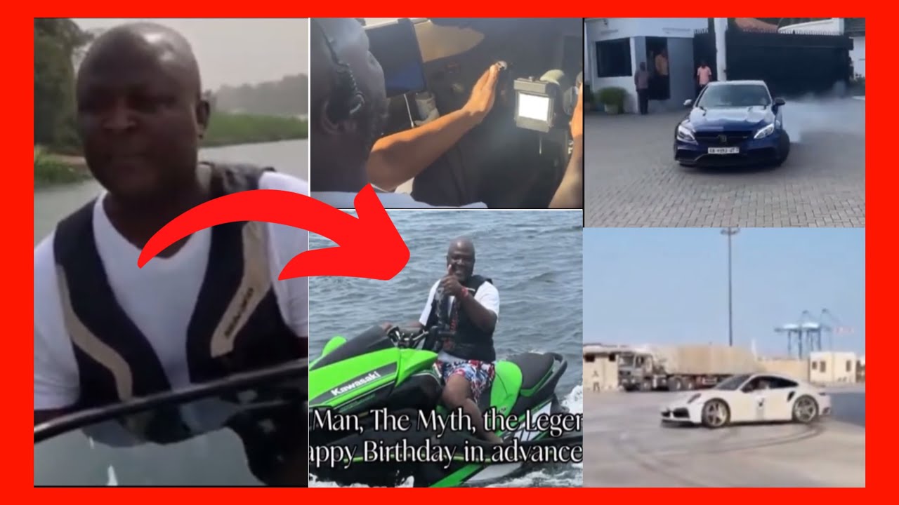 Businessman Ibrahim Mahama displays his love for luxury cars, lavish ...