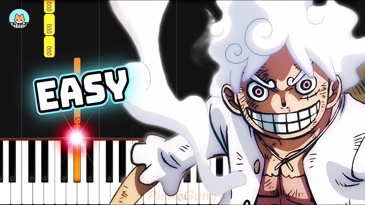 One Piece OP 25 - "THE PEAK" - EASY Piano Tutorial & Sheet Music - YouTube