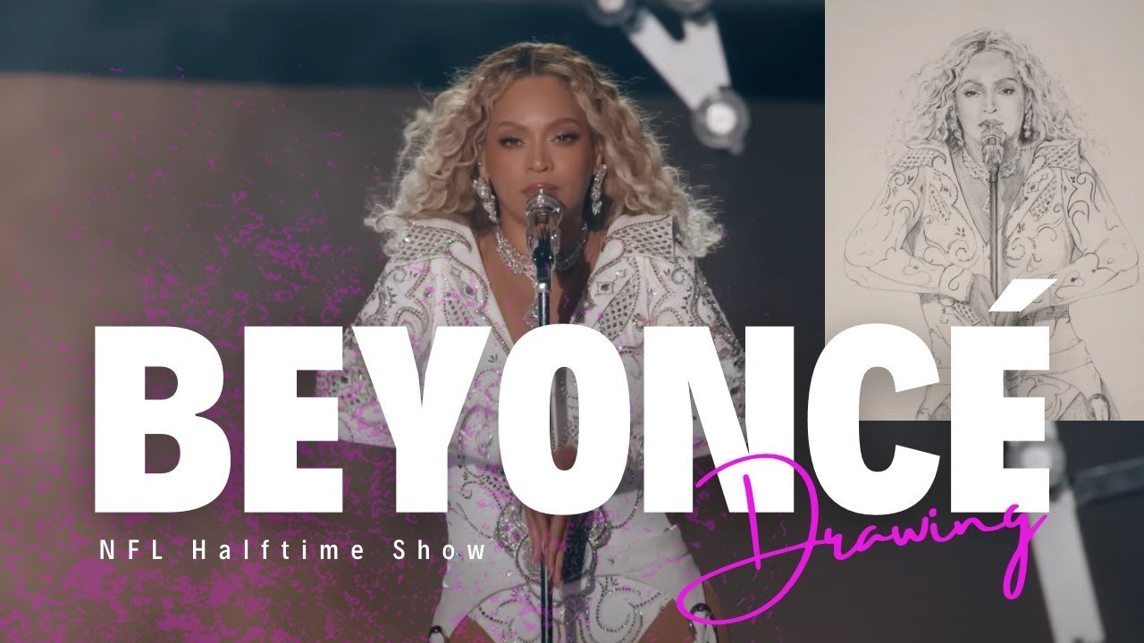 Beyoncé NFL Halftime Show 2024 Drawing - YouTube