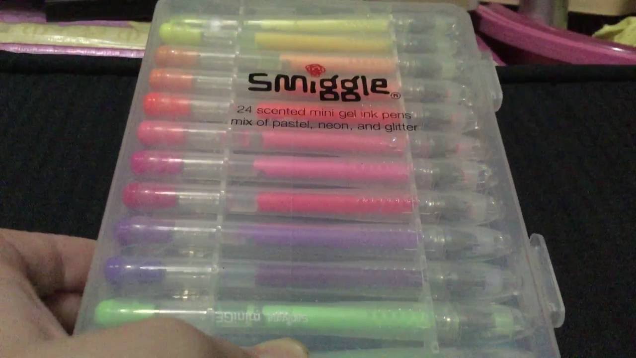 Smiggle gel pens - YouTube