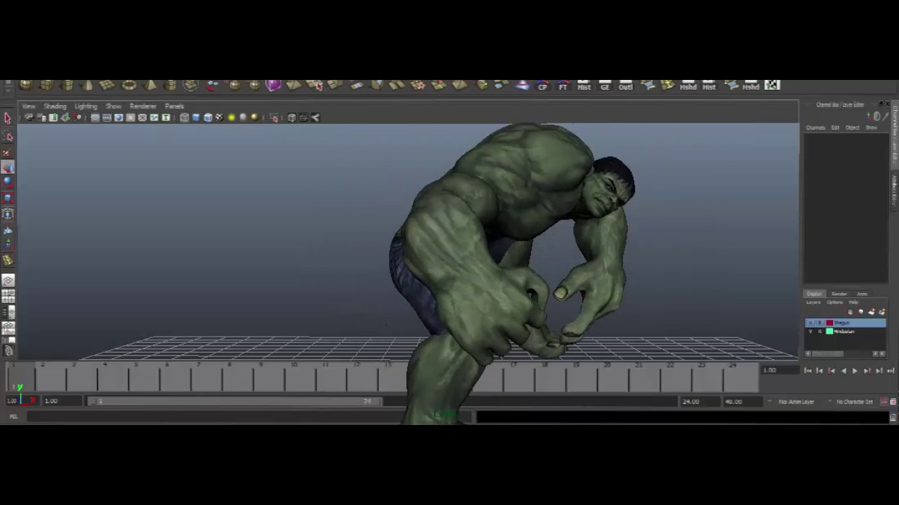 3D Hulk Animation - YouTube