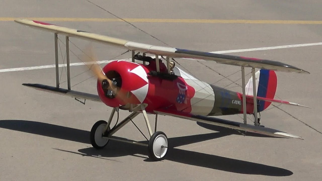 Dale Rooney pilots his Nieuport 28 biplane... Sunday, July 16, 2023 ...