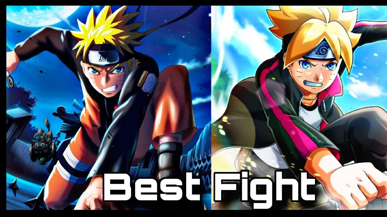 BEST FIGHTING IN BORUTO IN NARUTO.... - YouTube