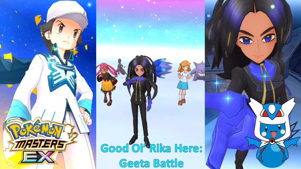 Pokemon Masters EX: Good Ol' Rika Here - Geeta Battle - YouTube