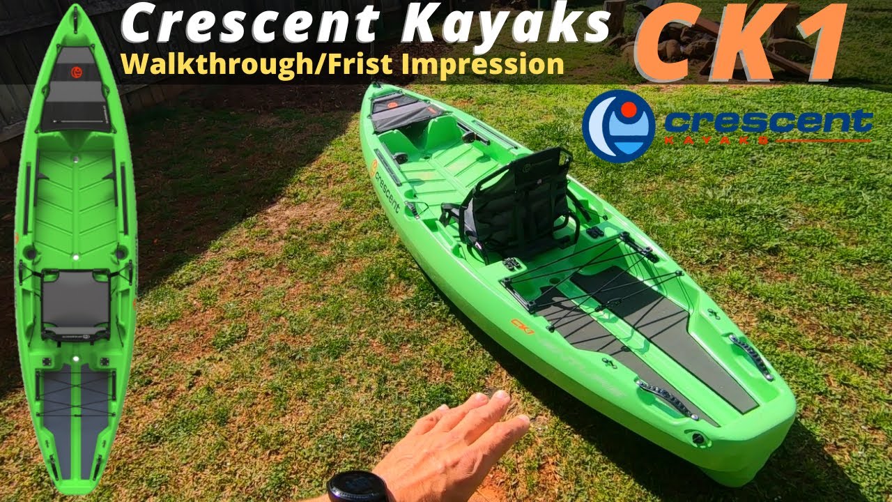 *NEW Crescent Kayaks CK1 Venture "Walkthrough" - YouTube