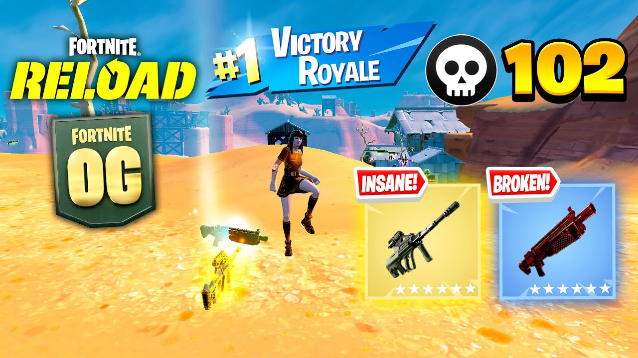 OG Fortnite Reload | High Kill Gameplay | Keyboard & Mouse - YouTube
